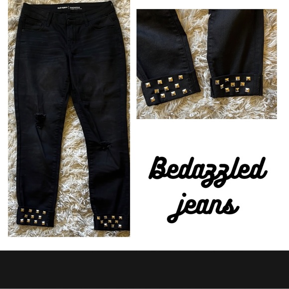 Old Navy | Jeans | Bedazzled Jeans | Poshmark